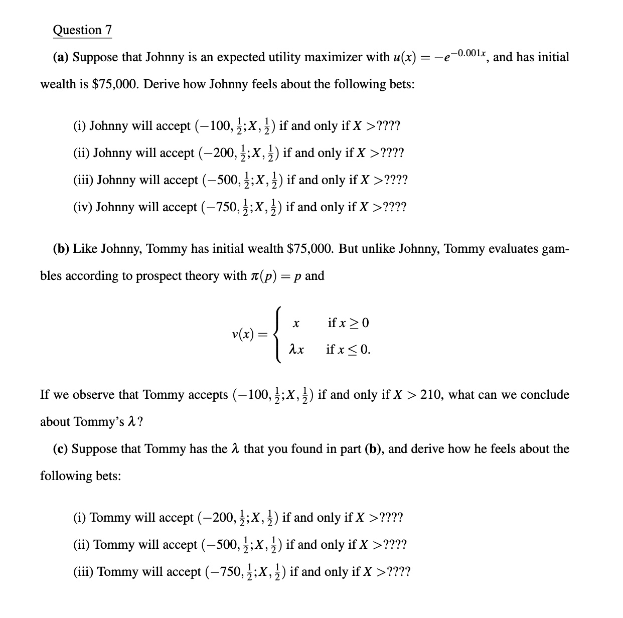 Solved Question 7 A suppose That Johnny Is An Expected