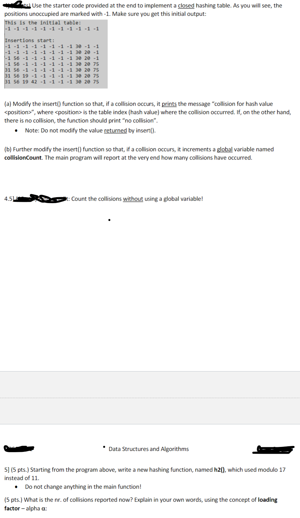 Solved Its Use the starter code provided at the end to | Chegg.com