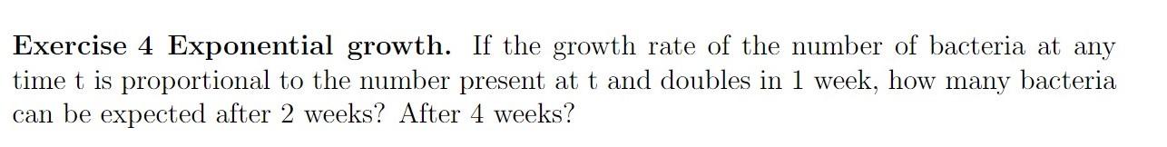 Solved Exercise 3 Solve the initial value problem. Show each | Chegg.com