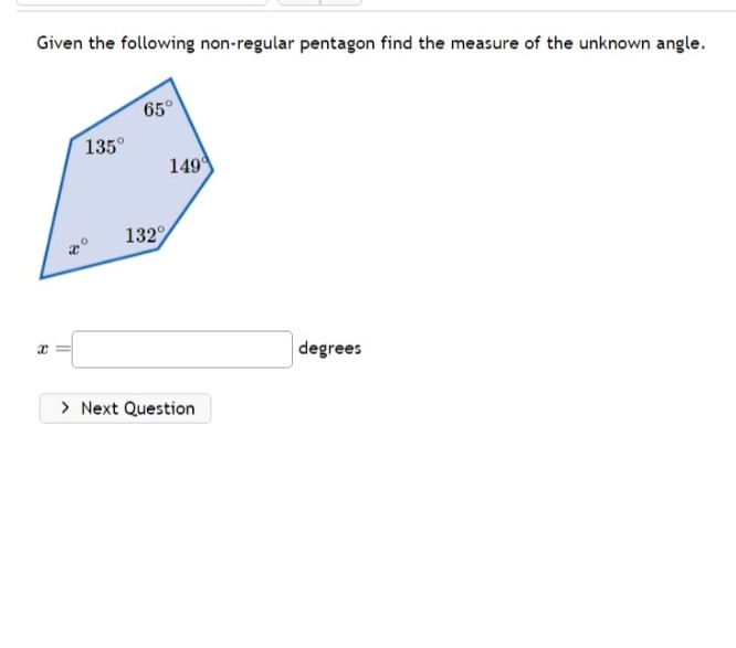 Solved Given the following non-regular pentagon find the | Chegg.com