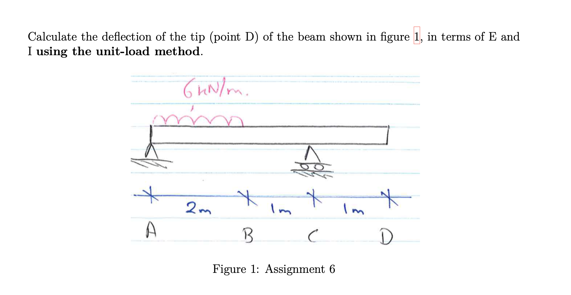 Solved Calculate the deflection of the tip (point D ) of the | Chegg.com
