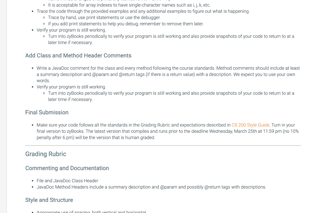 8.15 Code Refactor 1: Method Library This code works | Chegg.com