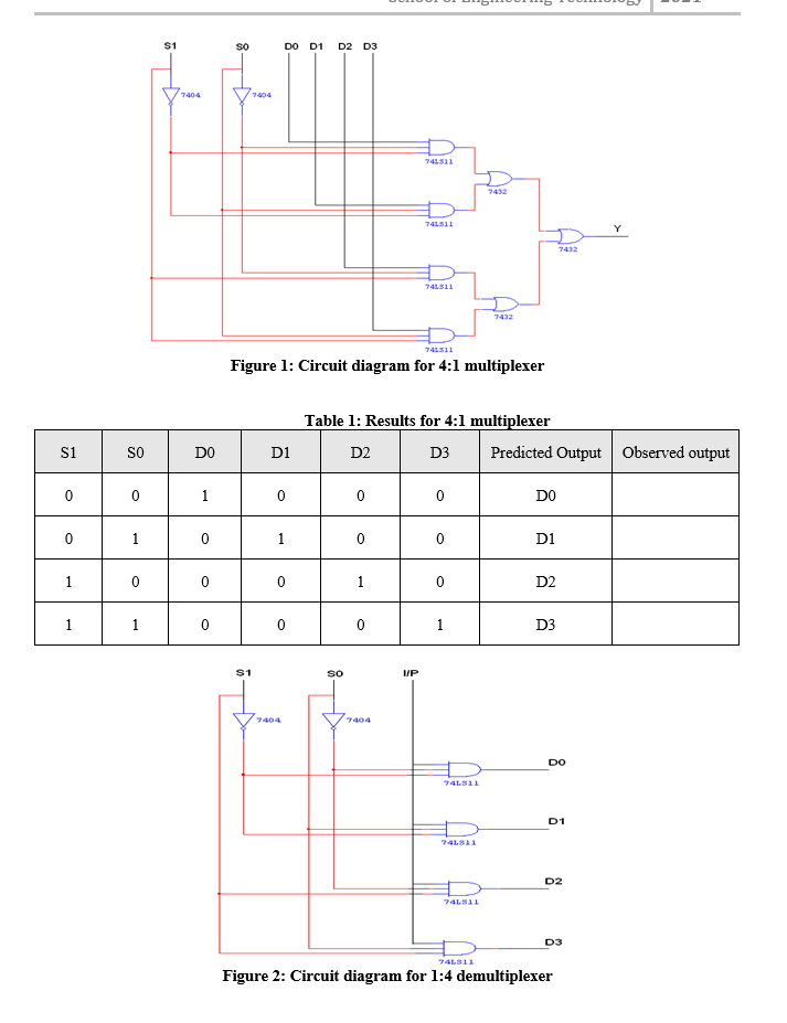 III. Introduction: MULTIPLEXER: Multiplexer means | Chegg.com