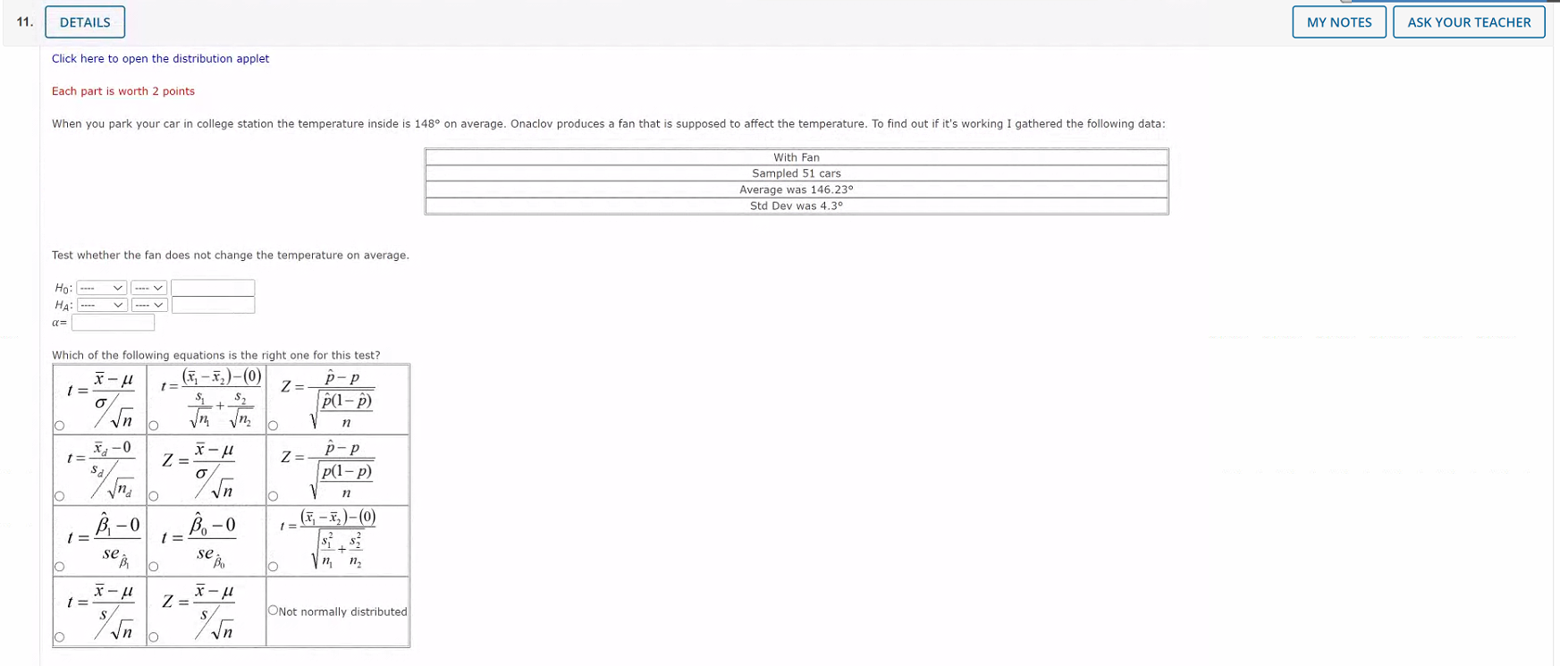 Solved 11. DETAILS MY NOTES ASK YOUR TEACHER Click here to | Chegg.com