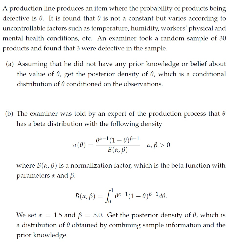 an item where the probability of products being A | Chegg.com