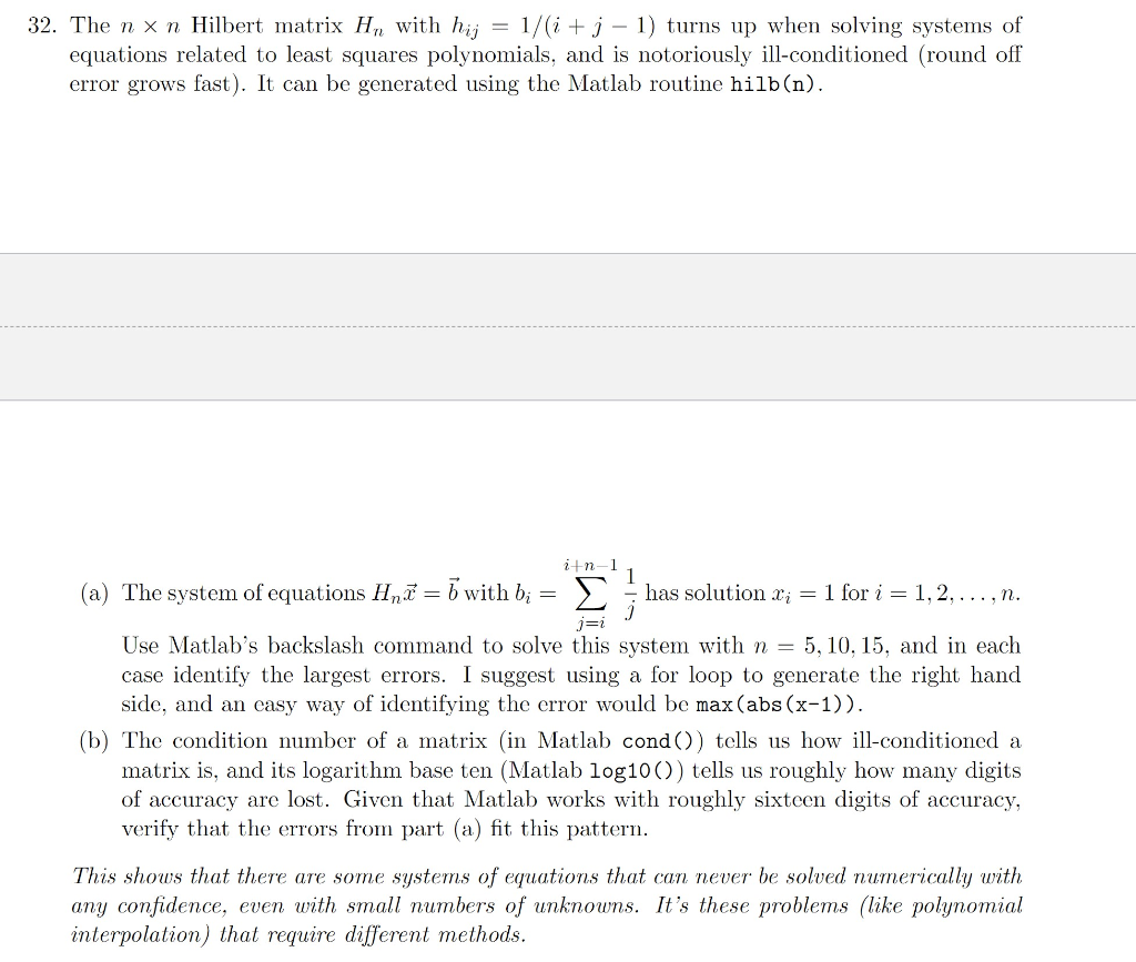 Solved Question 32 is showing that sometimes roundoff error | Chegg.com