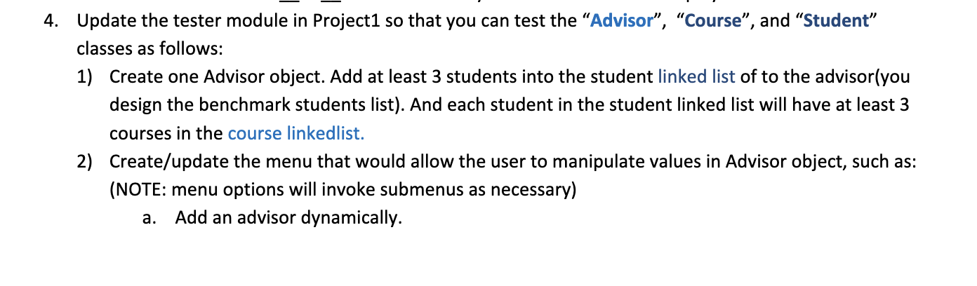 Solved 1. Construct a new class called "Course," which meets | Chegg.com