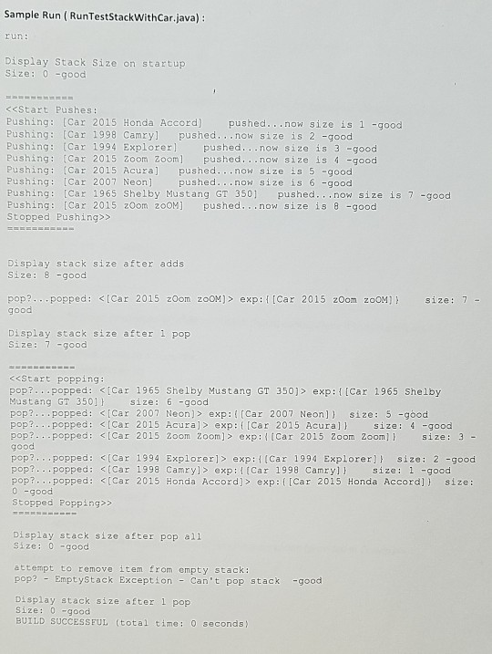 Solved Purpose: To write a Generic Collection class for | Chegg.com