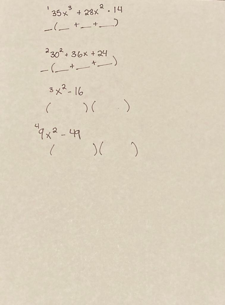 Solved 35x3+28x2⋅14−(x+⋯+⋯2302+36x+24 | Chegg.com