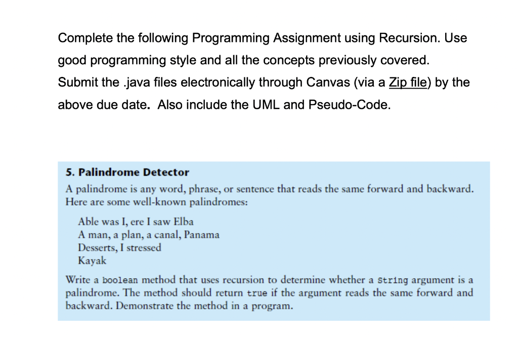 Solved Complete the following Programming Assignment using | Chegg.com