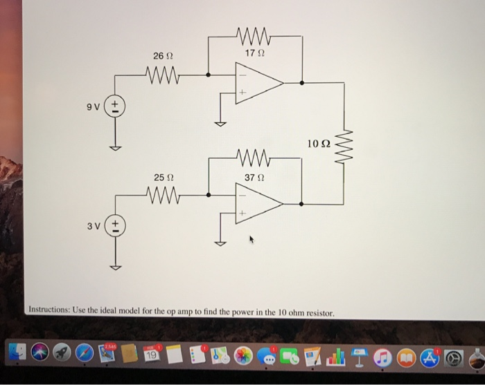Solved 26 Ω 17 Ω 10Ω 25 Ω 37 Ω Instructions: Use the ideal | Chegg.com