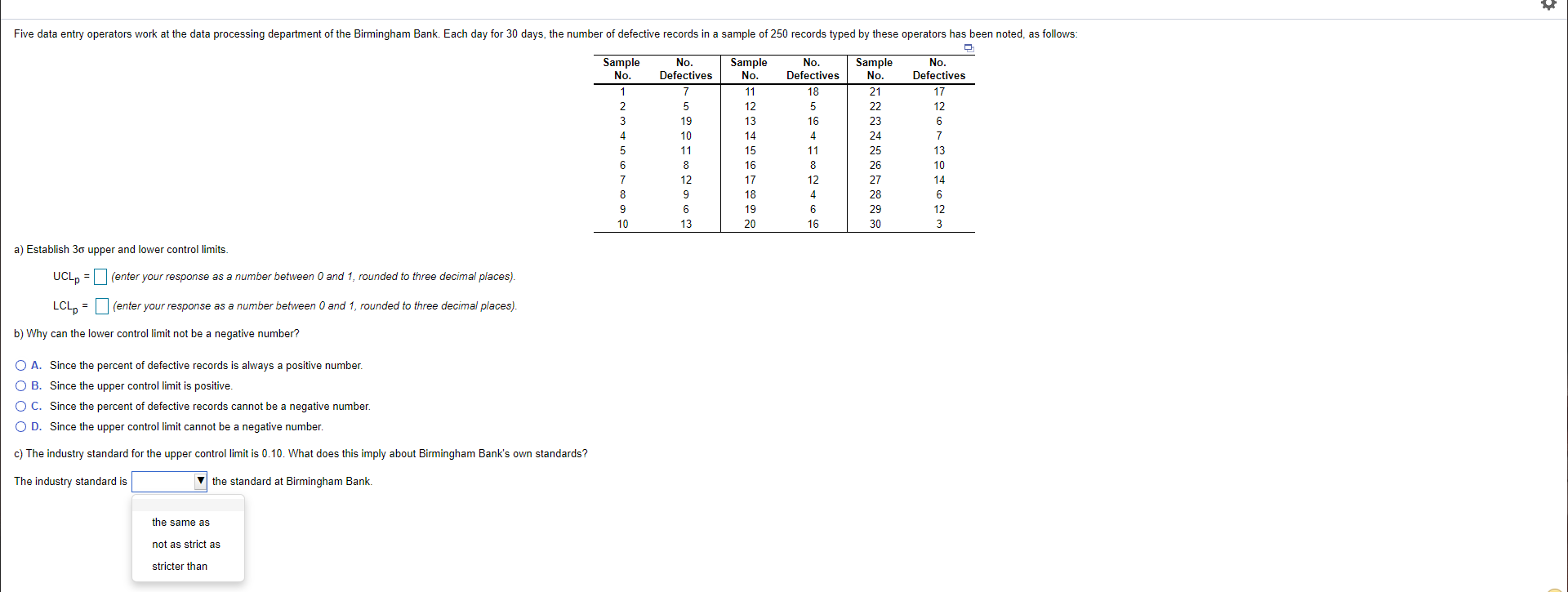 Solved # Five data entry operators work at the data | Chegg.com