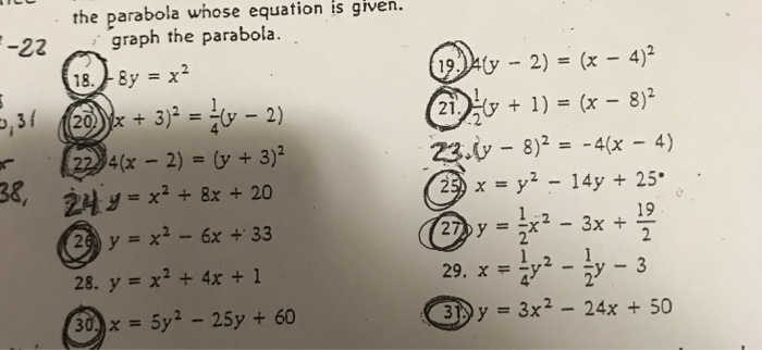 Solved Only the circled one18-23 are done. Can someone | Chegg.com