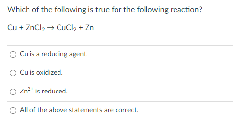 Solved Which of the following is true for the following | Chegg.com