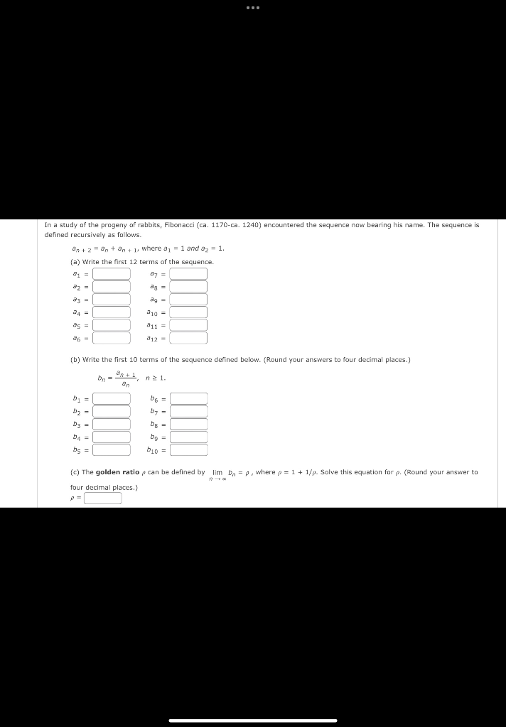 Solved In a study of the progeny of rabbits, Fibonacci (ca. | Chegg.com