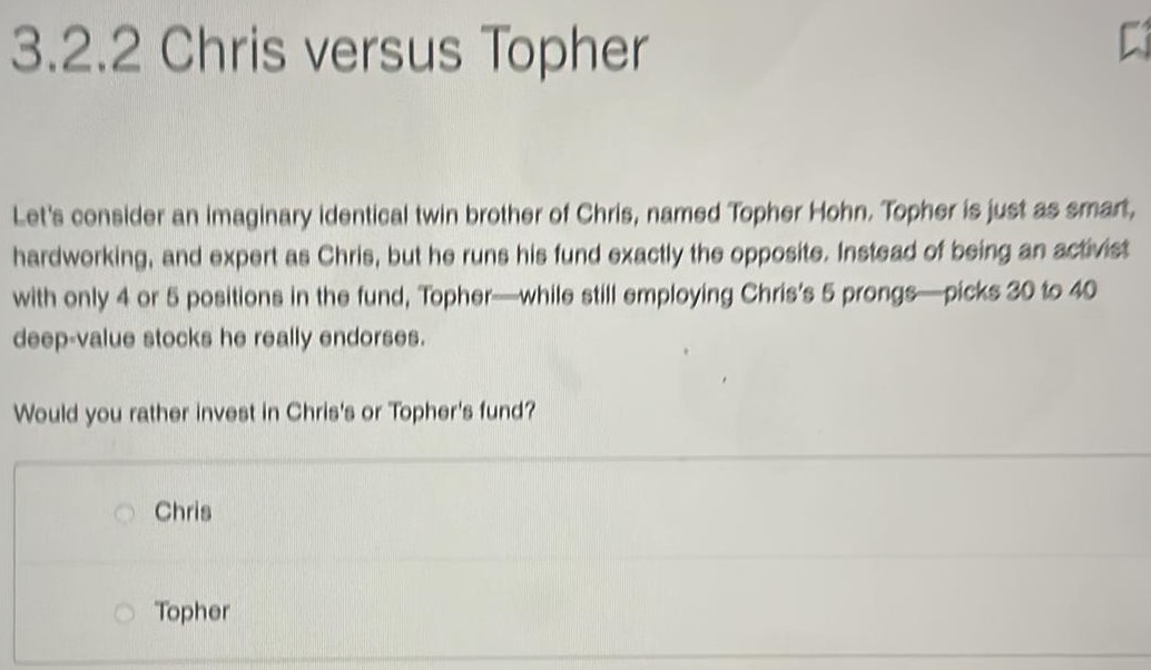 Solved Let's consider an imaginary identical twin brother of | Chegg.com