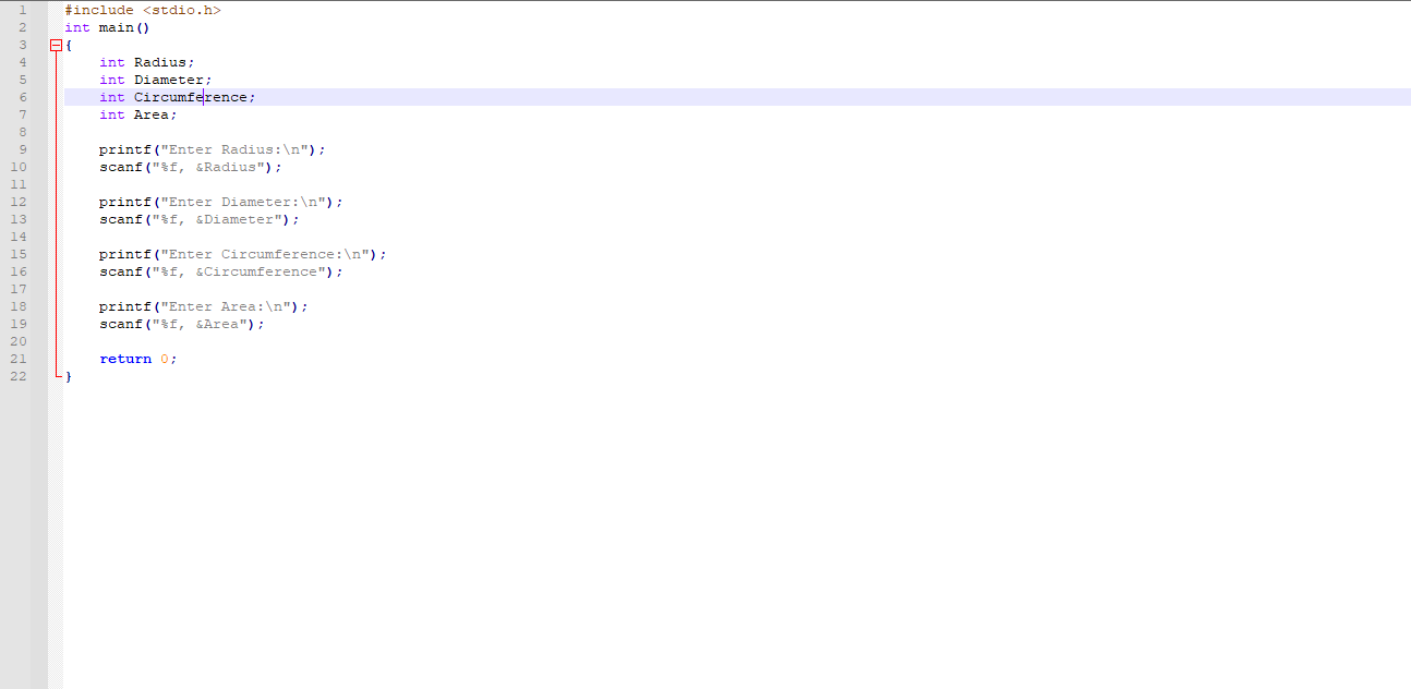 Solved Creating function to compute Pi from Circumference, | Chegg.com