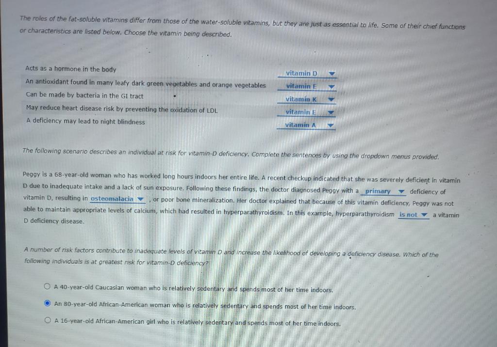 Solved In order for the synthesis of vitamin D to occur, a | Chegg.com
