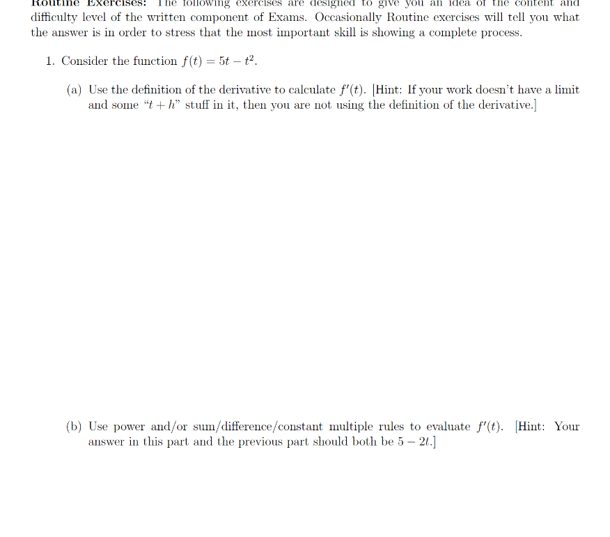 Solved difficulty level of the written component of Exams. | Chegg.com