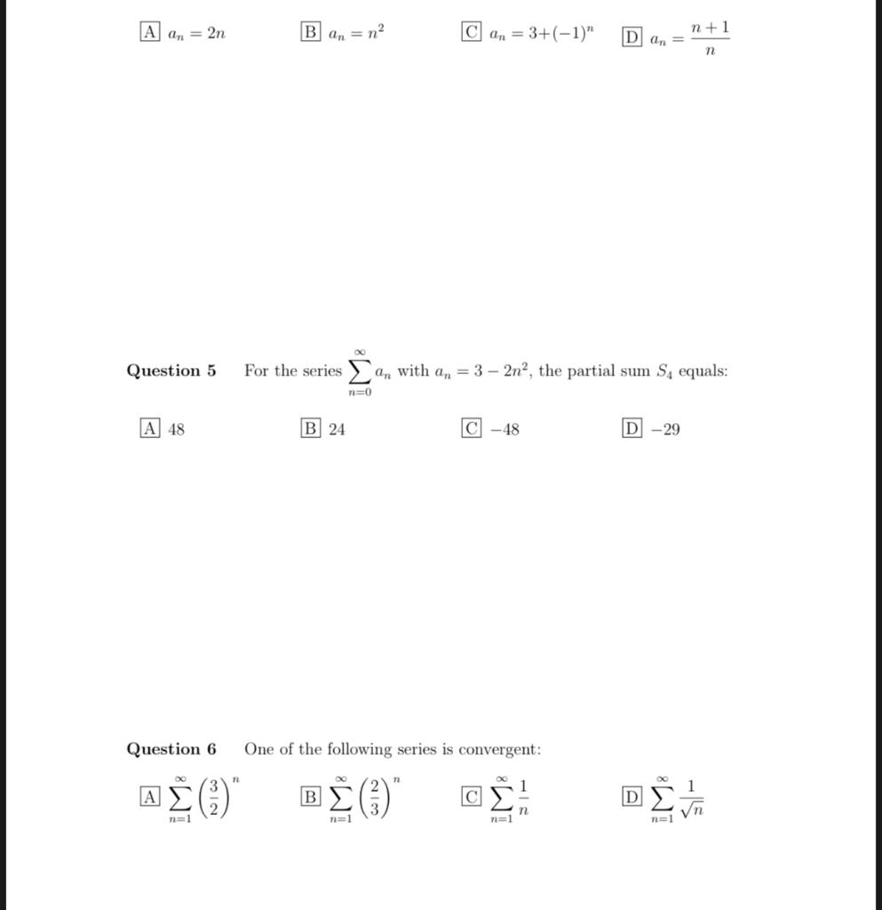 Solved 1. Multiple Choice questions Question 1 The area of | Chegg.com