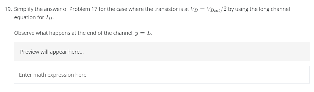 Solved 17. Use this information for Questions 17-19: The | Chegg.com