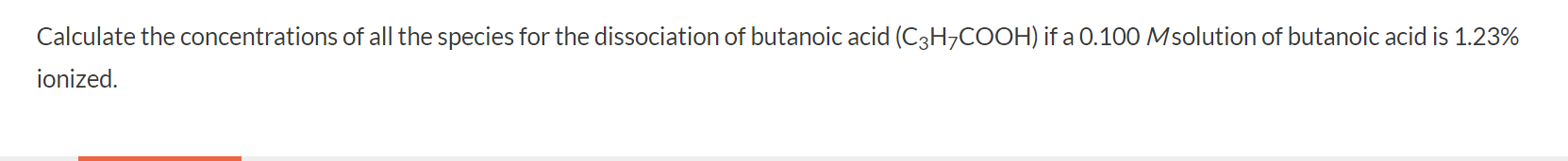 Solved Calculate the concentrations of all the species for | Chegg.com