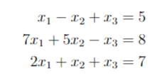 Solved Solve the below system of equations using the partial | Chegg.com