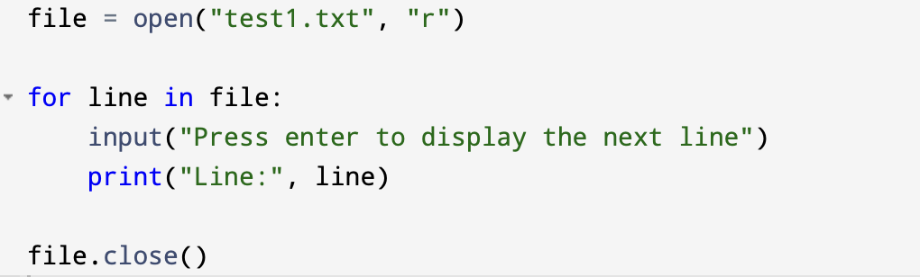 Solved file = open("test1.txt", "w") file.write("There are | Chegg.com