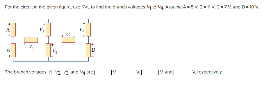 Solved For the circuit in ﻿the given figure, use KVL to | Chegg.com