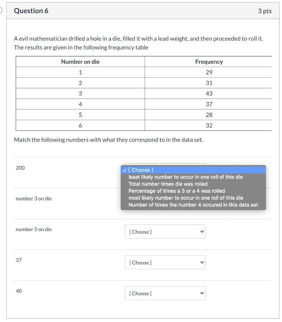 Solved Question 6 3 pts A evil mathematician drilled a hole | Chegg.com