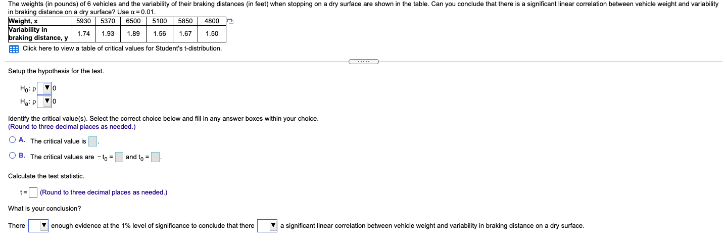 Solved Use the value of the linear correlation coefficient | Chegg.com