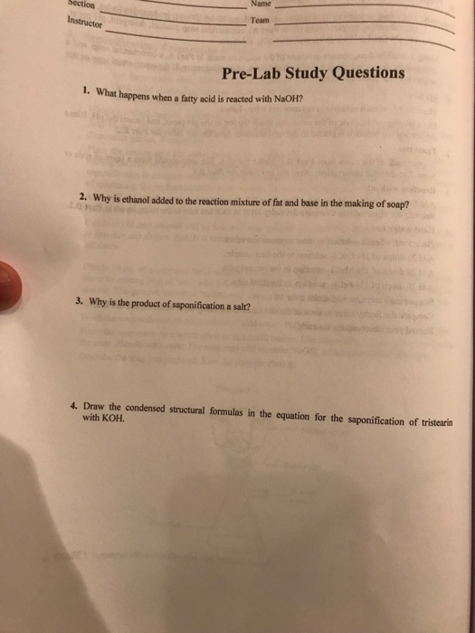 Solved Name Section Team Instructor Pre-Lab Study Questions | Chegg.com Solved Name Section Team Instructor Pre-Lab Study Questions | Chegg.com