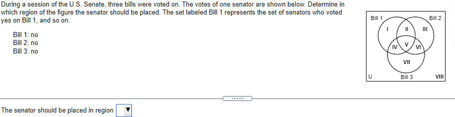 Solved Bill 1 Bill 2 During a session of the U.S. Senate, | Chegg.com