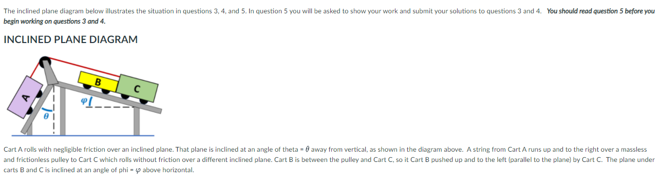 Solved 3. This question refers to the three carts as | Chegg.com