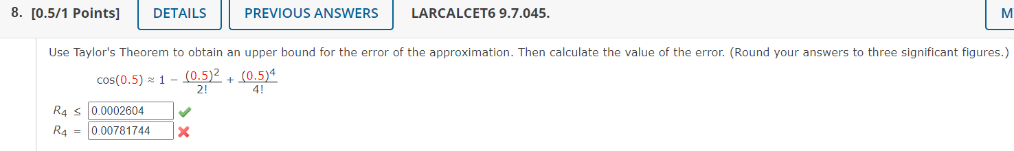 Solved 6. [-/1 Points] DETAILS LARCALCET6 9.7.029. Find the | Chegg.com