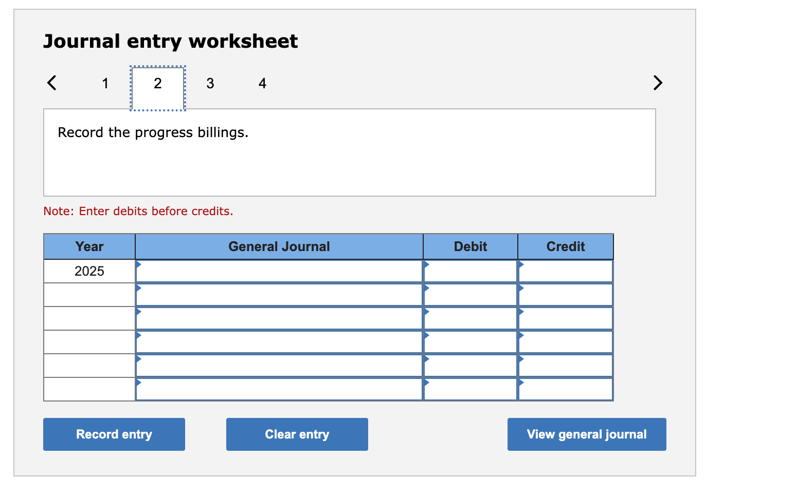 Solved Journal entry worksheet Note: Enter debits before | Chegg.com