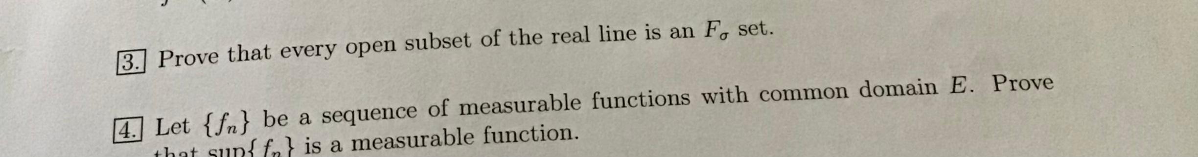 Solved 3. Prove that every open subset of the real line is | Chegg.com | Chegg.com