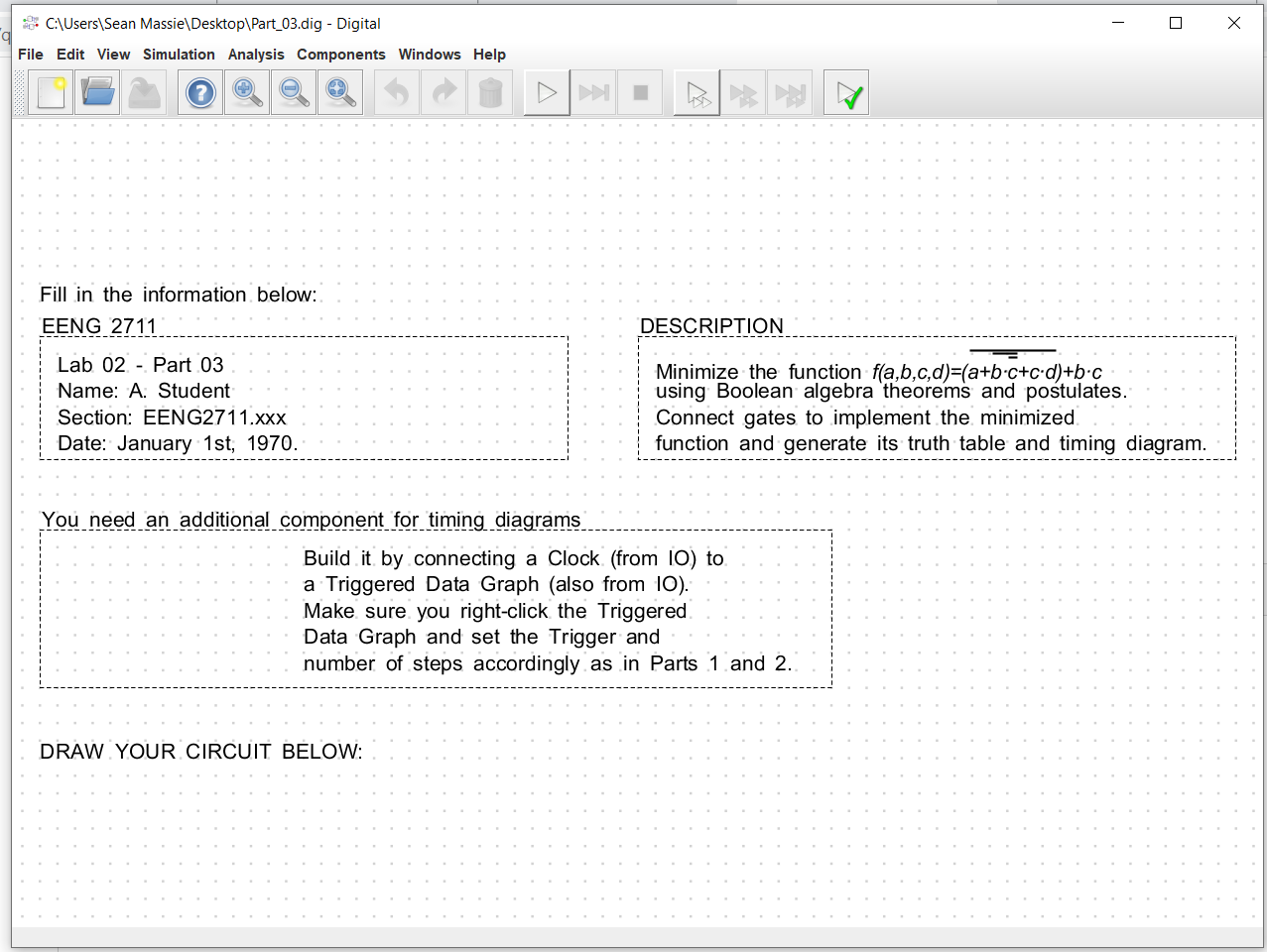 Solved File Edit View Simulation Analysis Components Windows | Chegg.com
