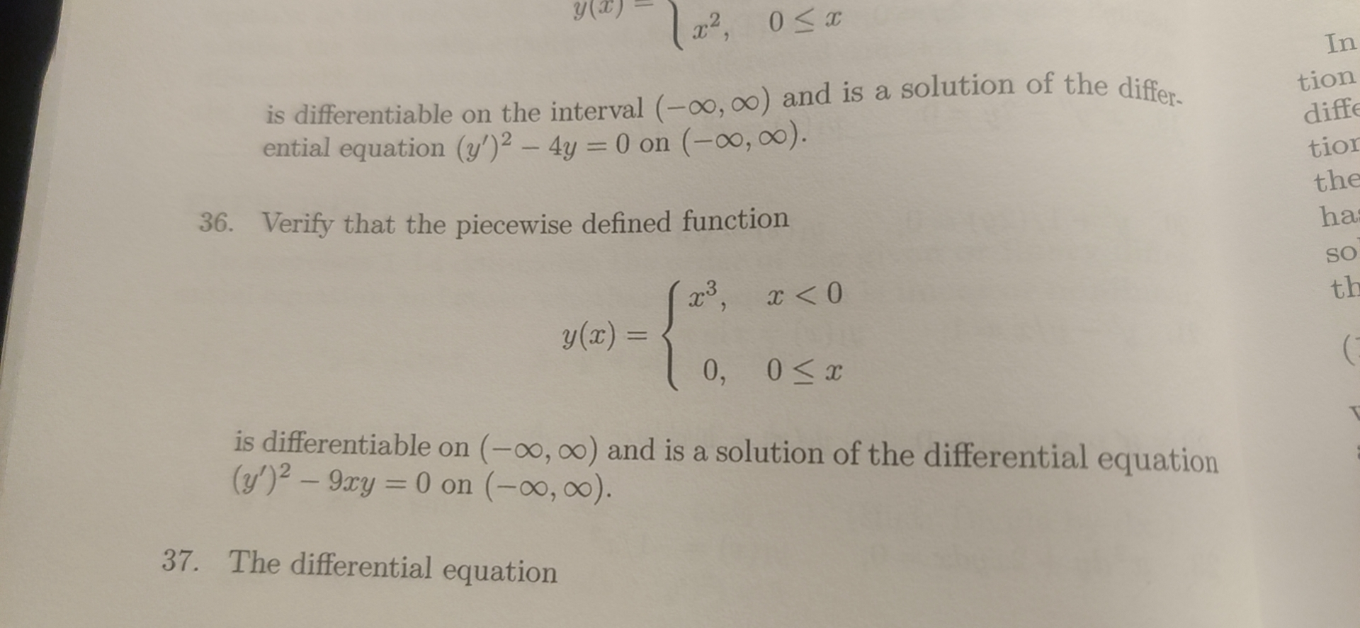 Solved 22 In is differentiable on the interval (-00, 0) and | Chegg.com