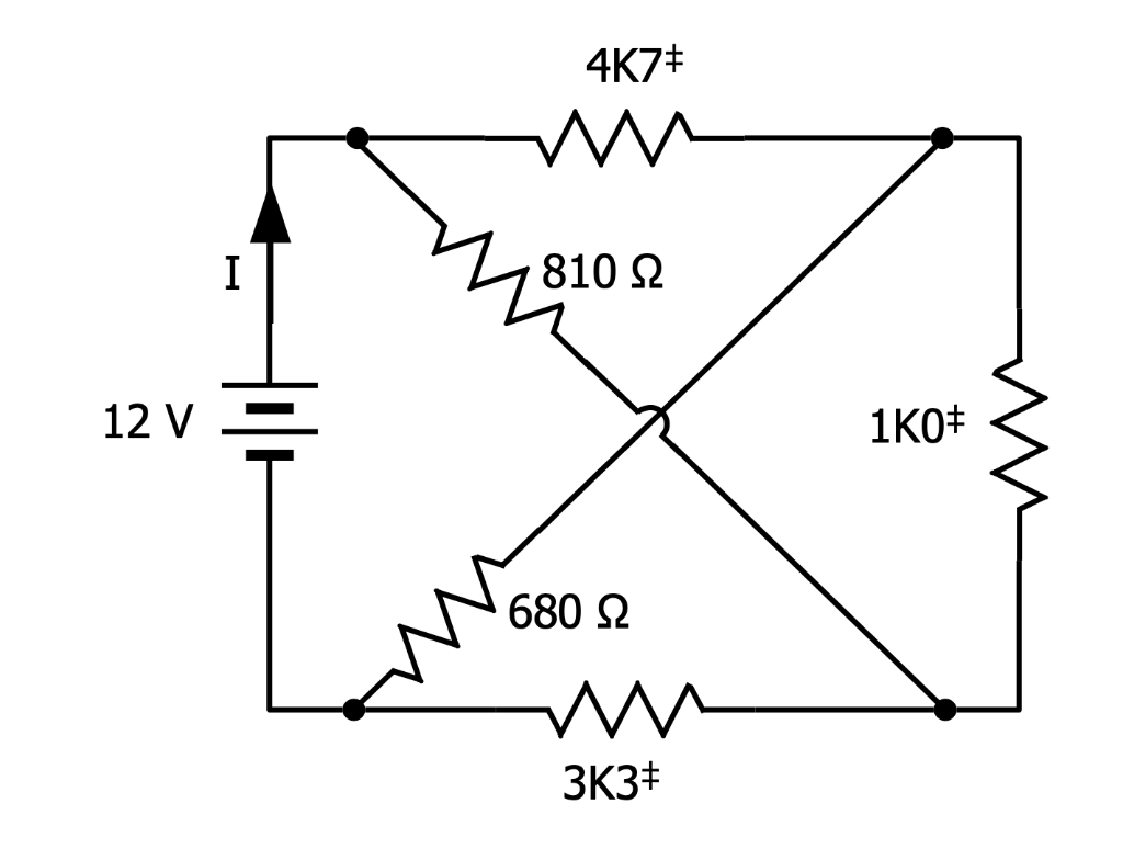 Solved Find I ‡ 3K3, 4K7, and 1K0 are shorthand for 3.3KΩ, | Chegg.com