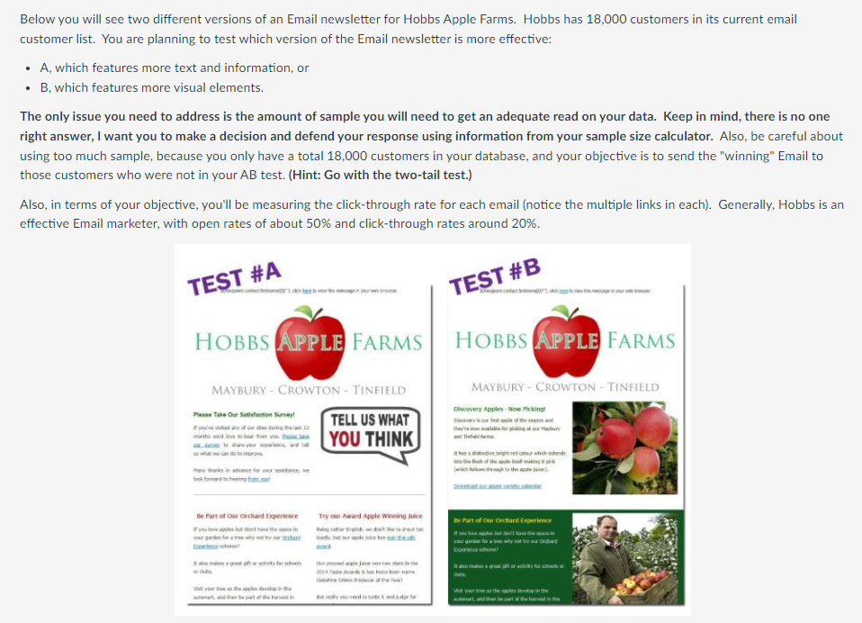 Solved Below you will see two different versions of an Email | Chegg.com