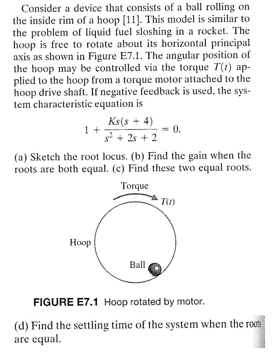 Solved Consider a device that consists of a ball rolling on | Chegg.com