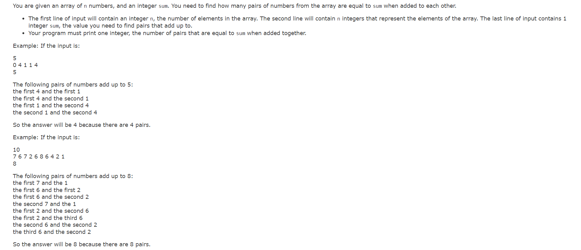 Solved You Are Given An Array Of N Numbers And An Integer 1672