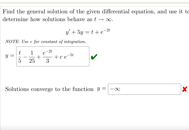 Solved Find The General Solution Of The Given Differential Chegg