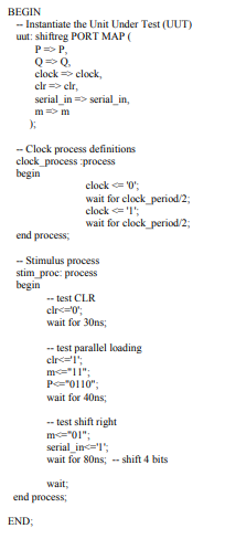 Solved I have attached a document that shows what the VHDL | Chegg.com