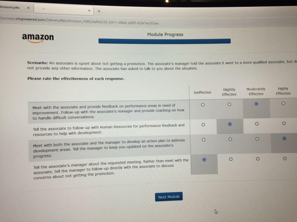 Solved Amazon.jobs X surveys.vitapowered.com/Delivery | Chegg.com