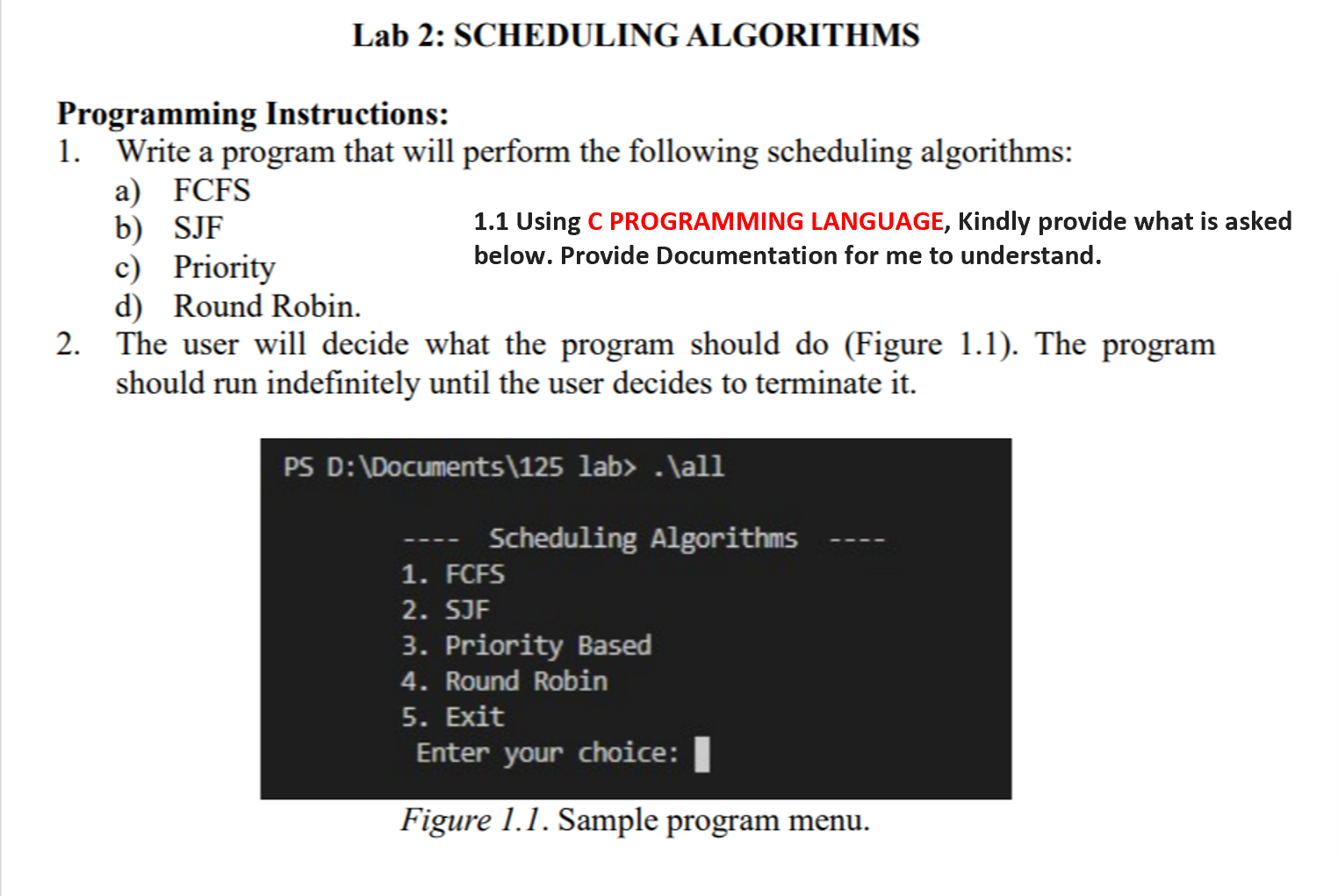 Solved Programming Instructions: 1. Write a program that | Chegg.com
