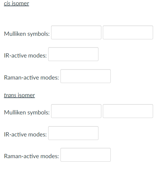 Solved For each isomer of Pt(CO)2Cl2, determine the Mulliken | Chegg.com