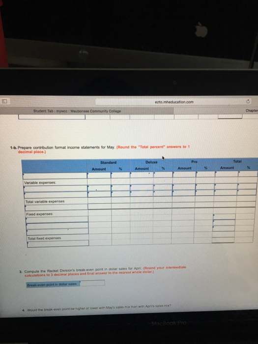 Solved Student Tab: mywcc: Waubonsee Community College | Chegg.com
