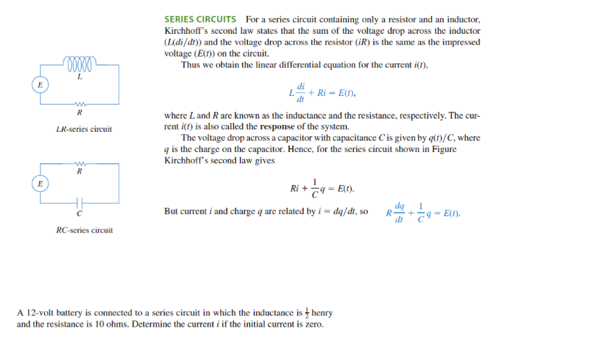 Solved SERIES CIRCUITS For a series circuit containing only | Chegg.com